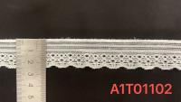 China 2.5cm Width Scalloped Edge Hollow Mesh Elastic Nylon Spandex Lace Trim for Lingerie and Garment Accessories for sale