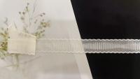 China 2.3cm Breathable Net Lace with Double Scalloped Rim for Fashion Garment Decoration for sale