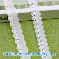 China Vintage Style Middle Eastern Inspired Cotton Lace Trim with Scalloped Edge for DIY Sewing and Crafting for sale
