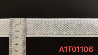 China 2.7cm Soft Stretchable Rhombus Lace Trim with Distinct Slant Mesh for Apparel Hemming for sale