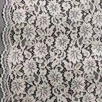 China Vintage Floral NYLON/COTTON Mesh Elastic Lace, Exquisite Floral Pattern Lace Accessories In Stock for sale