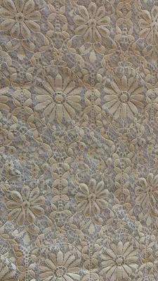 China Nylon/Cotton Retro Large Flower Stretch Lace Fabric with 150cm Width for Wedding Garments and DIY Crafts for sale