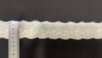 China Vintage Middle East Cotton Lace Trim with Scalloped Edge for Fashion Garments and DIY Crafts for sale