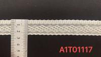 China 2.4cm Diamond-pattern Nylon Spandex Lace Trim with Stretch-resistant for Undergarment & Apparel Decoration for sale