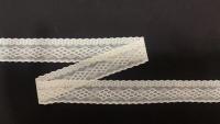 China 2.4cm Diamond-pattern Nylon Spandex Lace Trim with Stretch-resistant for Undergarment & Apparel Decoration for sale