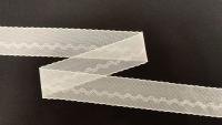 China 4cm Breathable Mesh Lace Trim with Double Scalloped Edges Ideal for Apparel Trimming Bulk Wholesale for sale