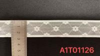 China 2.5cm Width Soft Nylon Spandex Delicate Diamond Mesh Elastic Lace Trim for Lingerie and Dress Decoration for sale