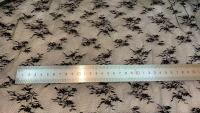 China Soft 100% Polyester Scattered Floral Mesh Tulle, Lightweight Small Flower Printed Sheer Net Fabric for Wedding Garment for sale