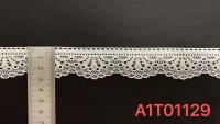 China 2.8cm Lightweight Hollow Polyamide Lace Trim with Single Scalloped Edge for Lingerie for sale