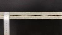 China Scalloped Edge Cotton Lace Trim with Middle East Design and 3.8 Inches Wide for Fashion Apparel for sale
