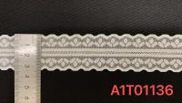 China 3.5cm Scalloped Floral Lace Trim with Double-Layer Hollow Mesh and Wash-Resistant Elastic for Lingerie & Dresses for sale