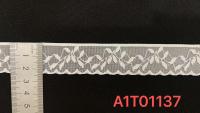 China 2.5cm Scalloped Floral Mesh Lace Trim Skin Friendly Lightweight for Dress and Underwear Decoration for sale