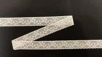 China 2.5cm Scalloped Floral Mesh Lace Trim Skin Friendly Lightweight for Dress and Underwear Decoration for sale