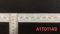 China 3cm Nylon Spandex Elastic Lace Trim with Scalloped Edge for Lingerie and Pajamas for sale