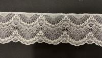 China 10.5cm Swimwear Grade Stretch Nylon Floral Lace Trim Elastic Apparel Lace Accessories for sale