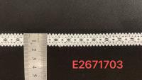 China Milk Yarn Lace Trim 1.5cm Continuous Oval Geometric Hollow Structure Silky Soft Flat Shape for Garment Lingerie Wholesale Lace Accessory for sale