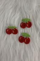 China Colorful Imitate Handmade Fruit patches Watermelon Strawberry Pineapple Peach Carrot  Cute Fruit Motif Imitation Handmade Applique Patches for Kids Garment Accessories for sale