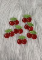 China Colorful Imitate Handmade Fruit patches Watermelon Strawberry Pineapple Peach Carrot  Cute Fruit Motif Imitation Handmade Applique Patches for Kids Garment Accessories for sale
