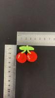 China Colorful Imitate Handmade Fruit patches Watermelon Strawberry Pineapple Peach Carrot  Cute Fruit Motif Imitation Handmade Applique Patches for Kids Garment Accessories for sale