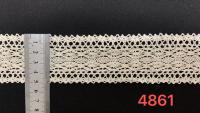 China 5cm Cotton Crochet Lace Trim with Elegant Hollow Woven Texture Soft Breathable and Sturdy for Garment Decoration for sale