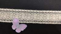 China 5cm Cotton Crochet Lace Trim with Elegant Hollow Woven Texture Soft Breathable and Sturdy for Garment Decoration for sale