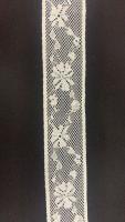 China Cotton Embroider Lace Trim Vintage Small Floral Net Mesh Lace Border for Garment Decoration for sale