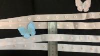 China Baby Garment Snap button Tape, Polyester/nylon Press‑Stud Ribbon for Infant Wear & Coat for sale