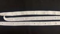 China Factory wholesaler 30*30mm/75*75mm Polyester /nylon Snap Button Tape for Baby Infant Wear and  Jacket for sale