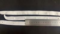 China Factory wholesaler 30*30mm/75*75mm Polyester /nylon Snap Button Tape for Baby Infant Wear and  Jacket for sale