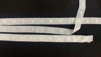 China Factory wholesaler 30*30mm/75*75mm Polyester /nylon Snap Button Tape for Baby Infant Wear and  Jacket for sale