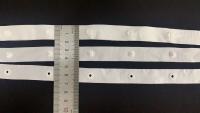 China Factory wholesaler 30*30mm/75*75mm Polyester /nylon Snap Button Tape for Baby Infant Wear and  Jacket for sale