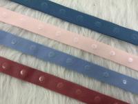 China Wholesale 2.1mm Wide Plastic Invisible Snap Button Ribbon Snap Fastener Tape Trim for Garment Accessories for sale