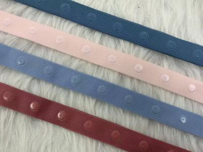China Wholesale 2.1mm Wide Plastic Invisible Snap Button Ribbon Snap Fastener Tape Trim for Garment Accessories for sale