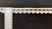 China PREMIUM COTTON WATER SOLUBLE LACE CUSTOM EMBROIDERY TRIM FOR BRIDAL GOWN EVENING PARTY DRESS for sale