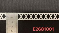 China 1.5cm Milk Yarn Water Soluble Lace Trim with Rhombus Geometric Openwork Design Soft Lightweight for Garment and Handicraft for sale