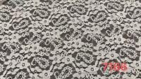 China Soft Breathable Floral Lace Fabric with Intricate Flower Pattern Lightweight for Dresses and Lingerie for sale
