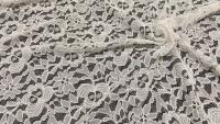 China Luxury Large Floral Lace Fabric with Soft Skin-friendly Breathable Lightweight for Evening Gowns and Dresses for sale
