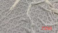 China Delicate Grid Base Lace Fabric with Subtle Leaf Motifs Soft Stretchy Breathable for Blouses and Underdresses for sale