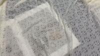China Delicate Grid Base Lace Fabric with Subtle Leaf Motifs Soft Stretchy Breathable for Blouses and Underdresses for sale