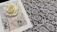 China Stretchy Nylon Spandex Lace Fabric with Floral Leaf Pattern and Breathable Hollow Mesh for Women Dress Lingerie for sale