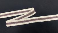 China 3cm Width Zigzag Braided Woven Trim Two Tone Textile Tape for Apparel Hemming and Handcraft for sale