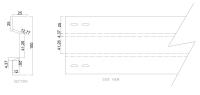 China 1-2mm Thickness 0-15M/Min​ Ladder Type Cable Tray Roll Forming Machine for sale
