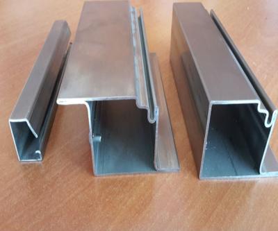 China Steel Metal Door Frame Roll Forming Machine With Fly Saw Cutting Off Device 3m Min for sale