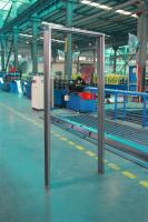 China Steel Metal Door Frame Roll Forming Machine With Fly Saw Cutting Off Device 3m Min for sale
