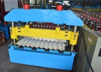 China Corrugated Sheet Metal Profile Roof Panel Roll Forming Machine for sale