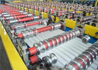 China 0.4-0.8mm Corrugated Sheet Roll Forming Machine Metal Roofing Equipment for sale