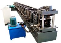 China 1.5-3mm Galvanized Steel Rack Pillar Upright Rack Roll Forming Machine for sale