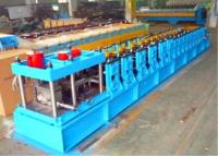 China Gutter Guard Coil Roll Off Seaming Downspout Making Machine Flying Saw Cutter for sale