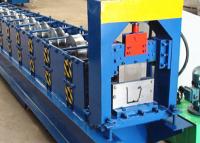 China 6 Inch Ppgi Seamless Half Round Gutter Roll Forming Machine Hand Operated 3kw for sale