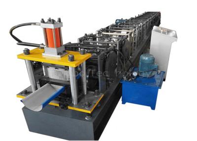 China Seamless 5 Inch K Style Half Round Rain Gutter Roll Forming Machine For Roofing Sheet for sale